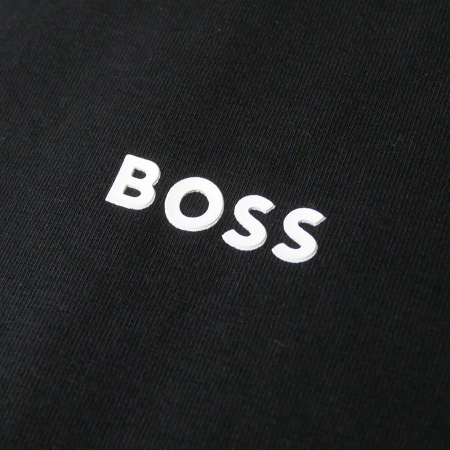 HUGO BOSS（ヒューゴ・ボス） メンズクルーネックロングTシャツ 50506365 10256064 / Tee Long ブラック ...