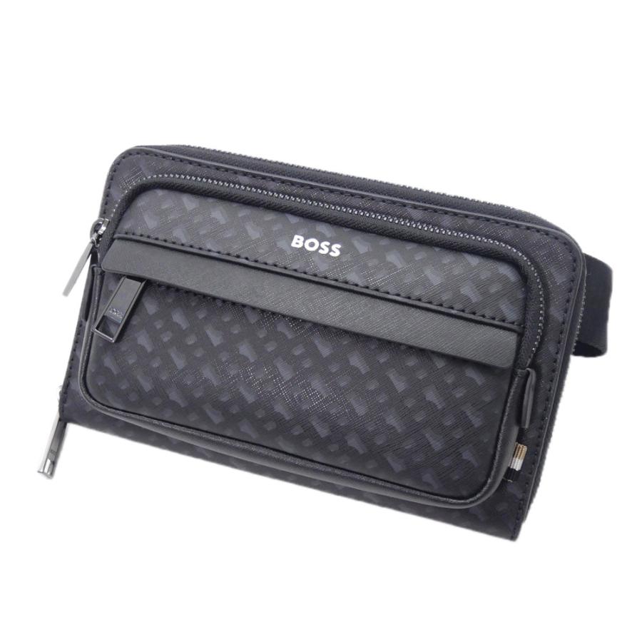 HUGO BOSS（ヒューゴ・ボス） メンズボディバッグ 50552633 10254350 / Zair_MN_Crossover ブラック ...