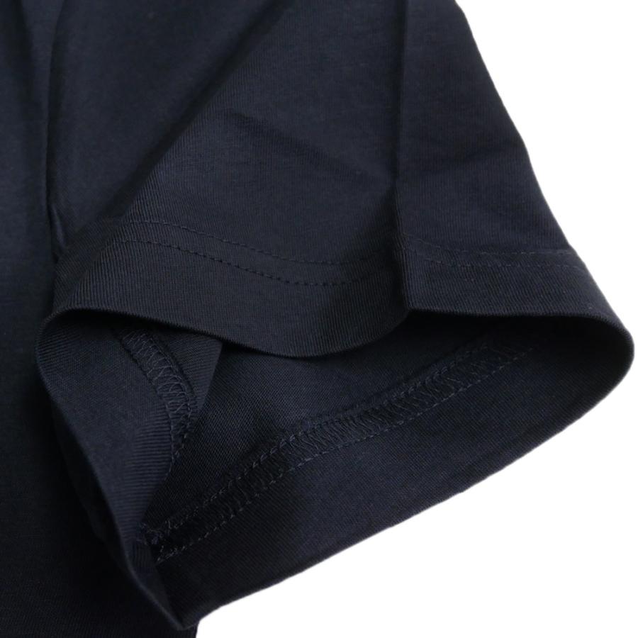 HUGO BOSS ヒューゴボス メンズクルーネックTシャツ 50530990 10269604 / Tee Tape Logo ダークブルー ...