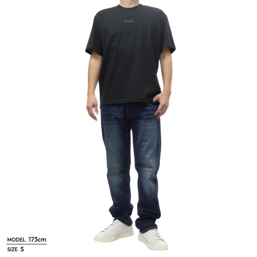 HUGO BOSS ヒューゴボス メンズクルーネックTシャツ 50519368 10262150 / Tee 10 ブラック : TRE ...