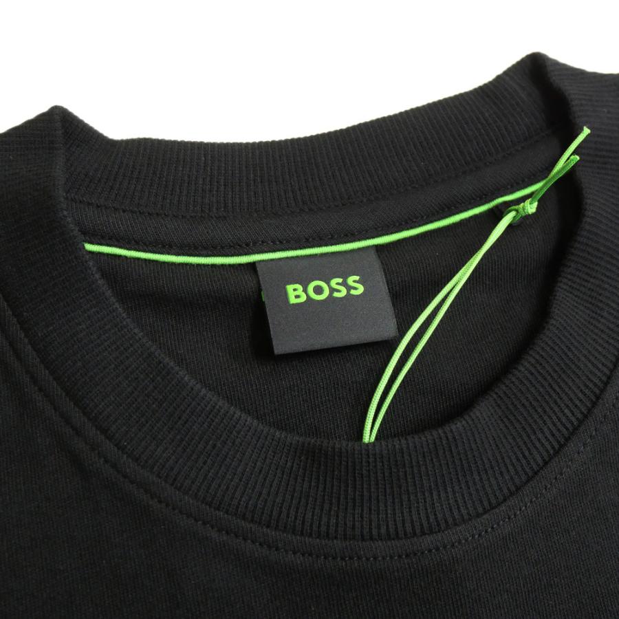 HUGO BOSS ヒューゴボス メンズクルーネックTシャツ 50519368 10262150 / Tee 10 ブラック : TRE ...