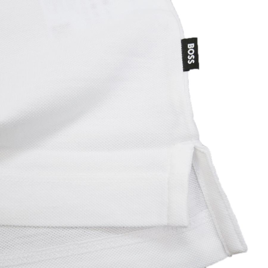 HUGO BOSS ヒューゴボス メンズ鹿の子ポロシャツ 50494697 10241531 / Paddy ホワイト 2025春夏新作 ...