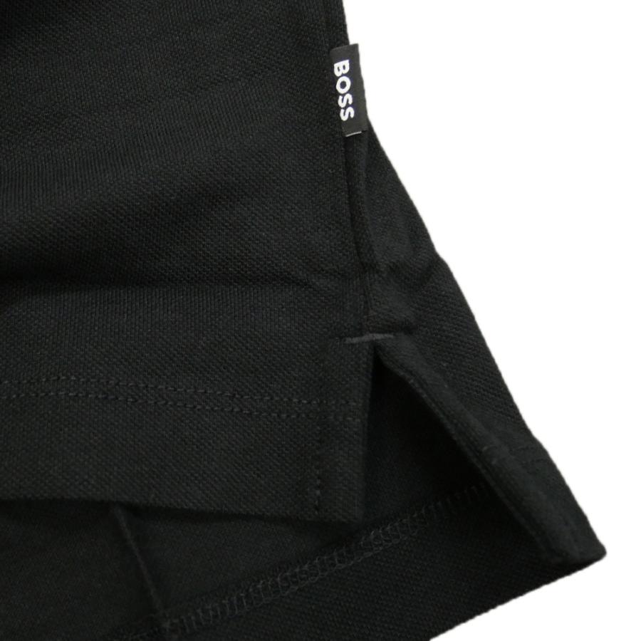 HUGO BOSS ヒューゴボス メンズ鹿の子ポロシャツ 50494697 10241531 / Paddy ブラック 2025春夏新作 ...