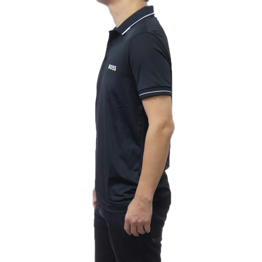 HUGO BOSS ヒューゴボス メンズ鹿の子ポロシャツ 50506203 10258089 / PaulPro ダークネイビー 2025春夏 ...