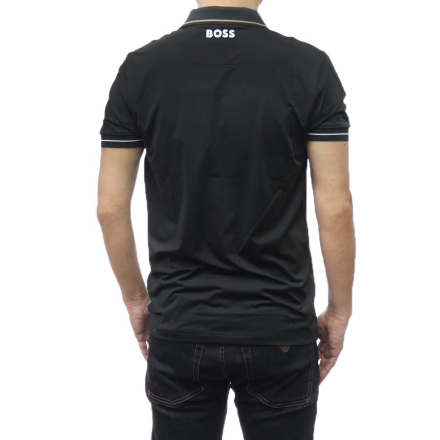 HUGO BOSS ヒューゴボス メンズ鹿の子ポロシャツ 50506203 10258089 / PaulPro ブラック 2025春夏新作 ...
