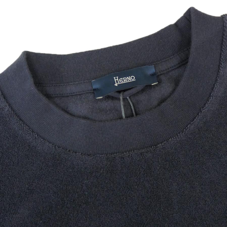 HERNO ヘルノ メンズクルーネックTシャツ JG000226U 50081 ネイビー 2025春夏新作 : TRE STYLE - 通販 - Yahoo!ショッピング