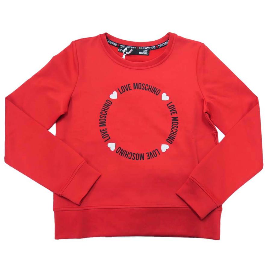 旧作お買い得セール！ LOVE MOSCHINO ラブモスキーノ トレーナー レディース W632205-E2168 レッド Love Moschino（ラブモスキーノ） レディーストレーナー W632205-E2168