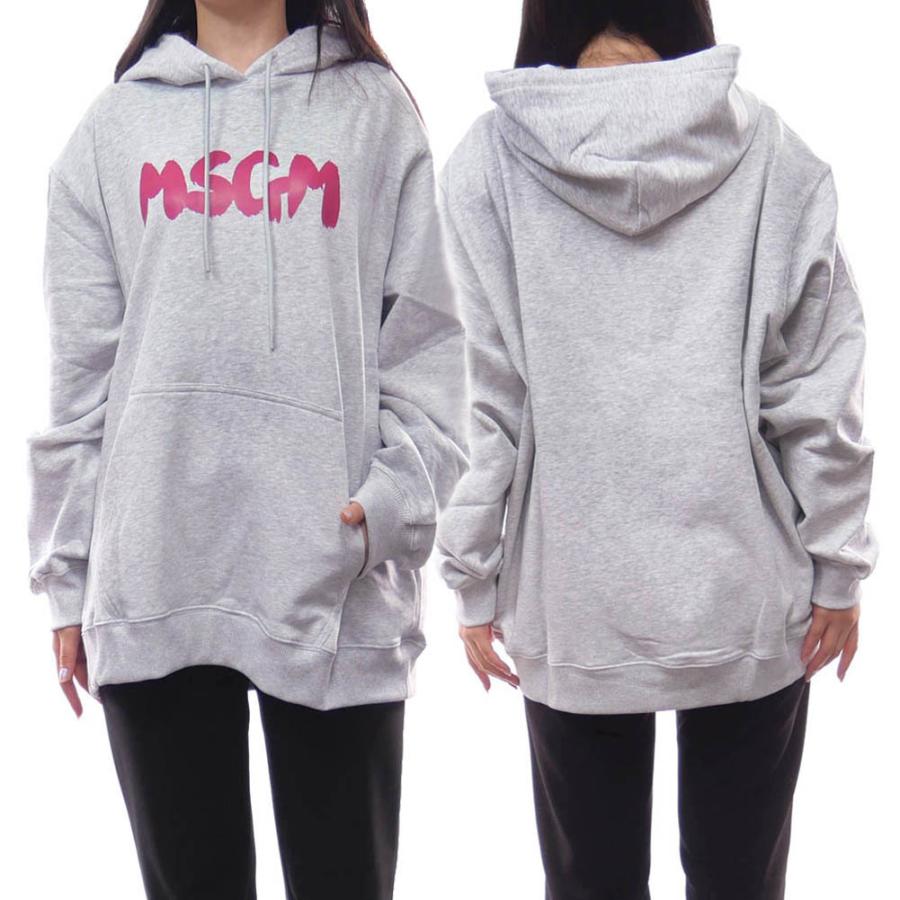 MSGM（エムエスジーエム） レディース パイル生地 プルオーバーパーカー 3541MDM155 237797 グレー : TRE STYLE - 通販 - Yahoo!ショッピング