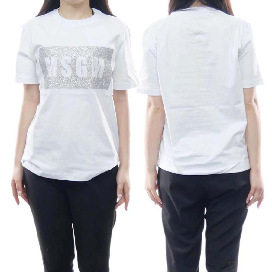 MSGM エムエスジーエム レディースクルーネックTシャツ 3441MDM520G 237002 ホワイト : TRE STYLE - 通販 - Yahoo!ショッピング