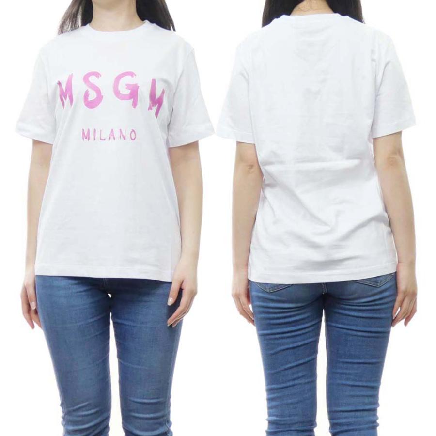 MSGM エムエスジーエム レディースクルーネックTシャツ 3641MDM510 247002 ホワイト : TRE STYLE - 通販 - Yahoo!ショッピング