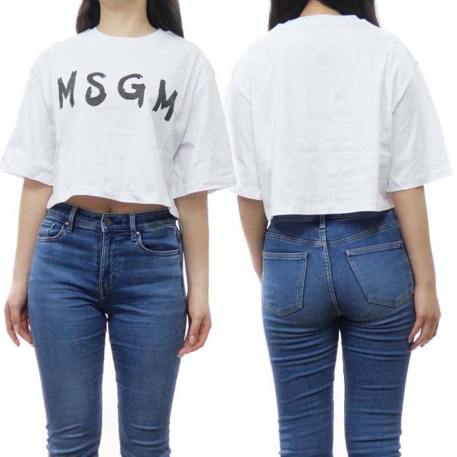 MSGM エムエスジーエム レディースクルーネックTシャツ 3641MDM137 247002 ホワイト : TRE STYLE - 通販 - Yahoo!ショッピング