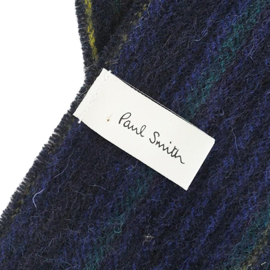 Paul Smith（ポール・スミス） マフラー M1A 150K T640 ブルー : TRE