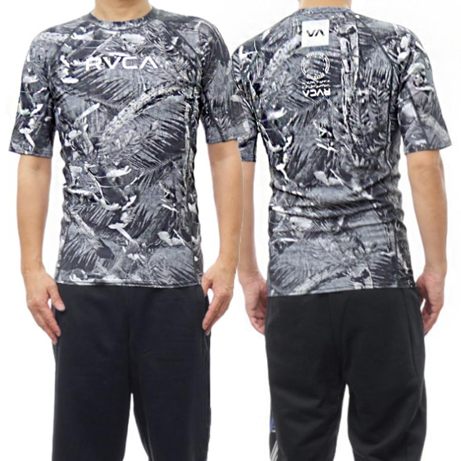 RVCA（ルーカ） メンズラッシュガード BE041863 / RVCA LUSH SS ブラック : TRE STYLE - 通販 ...