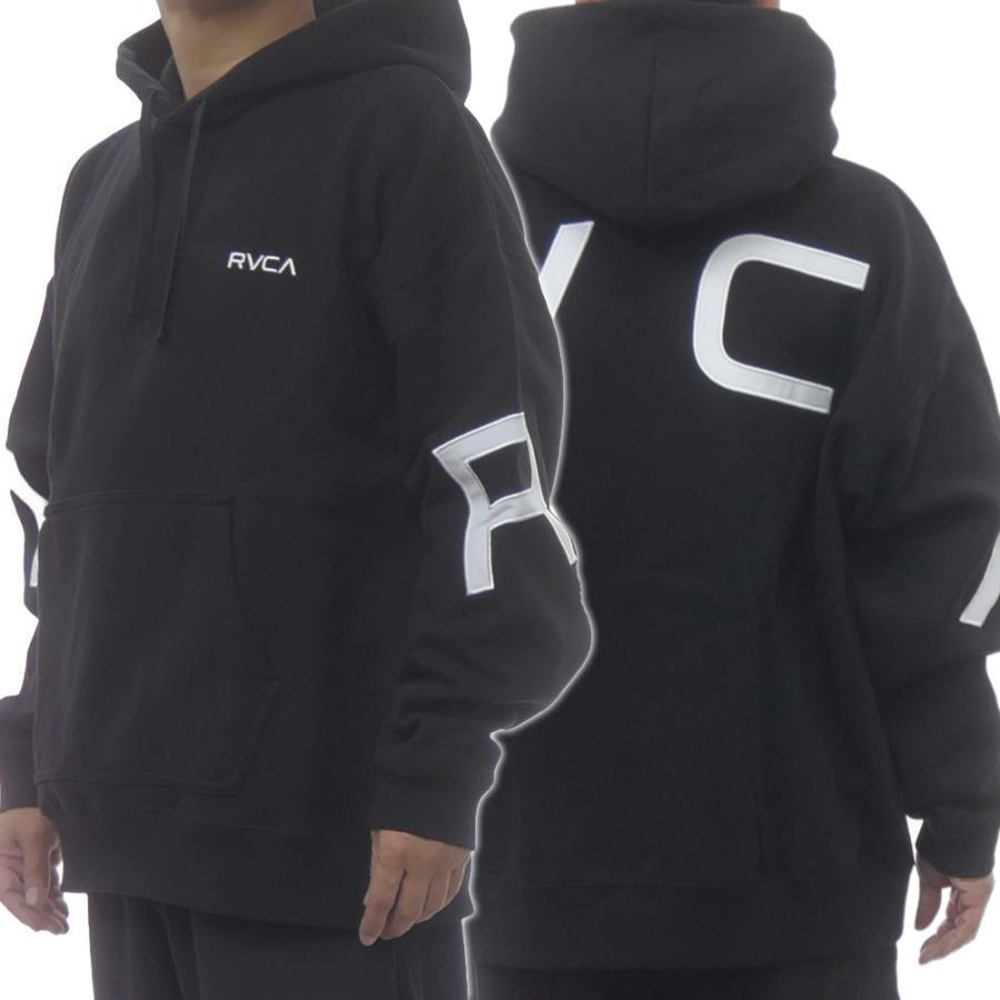 RVCA（ルーカ） メンズプルオーバーパーカー BF042015 / BACK SIDE ARCH RVCA HD ブラック : TRE ...
