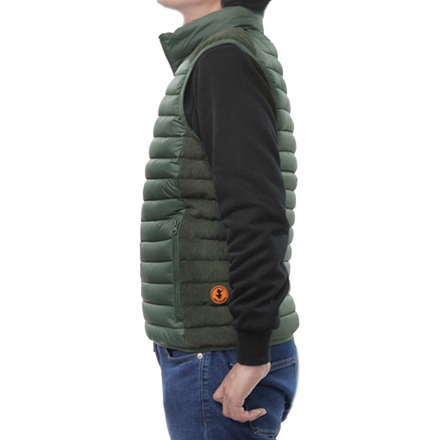 セールAW SAVE THE DUCK セーブザダック メンズ中綿ベスト D82456M GIGA21 / CLEON ネイビー SAVE THE DUCK（セーブ・ザ・ダック） メンズ中綿ベスト D82456M