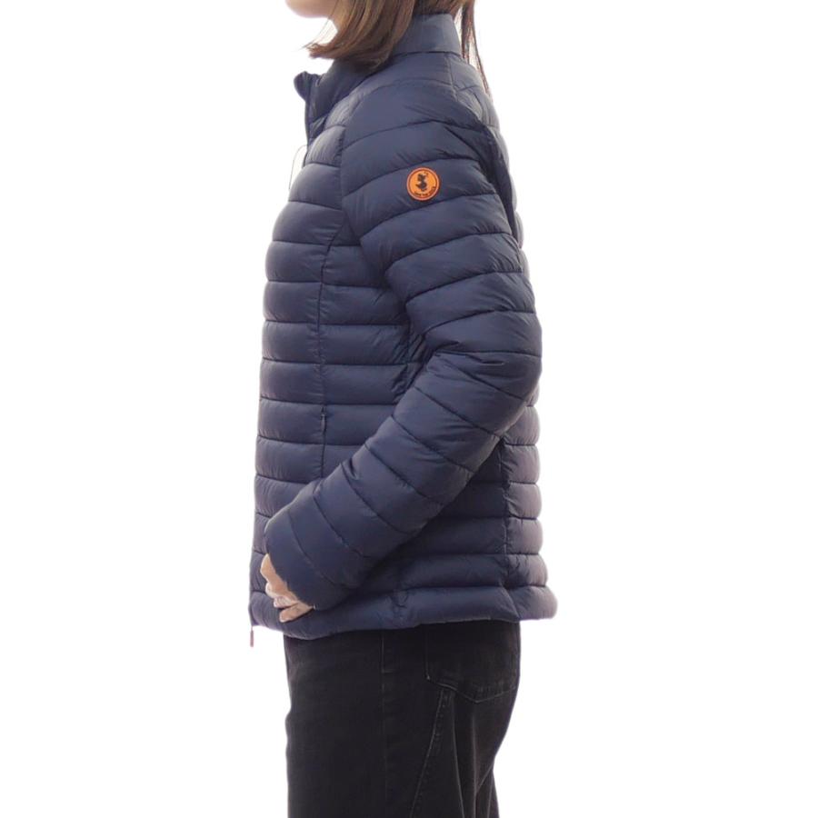 セールAW SAVE THE DUCK セーブザダック レディース中綿ブルゾン D39760W GIGA01 / CARLY ネイビー SAVE THE DUCK（セーブ・ザ・ダック） レディース中綿ブルゾン D39760W