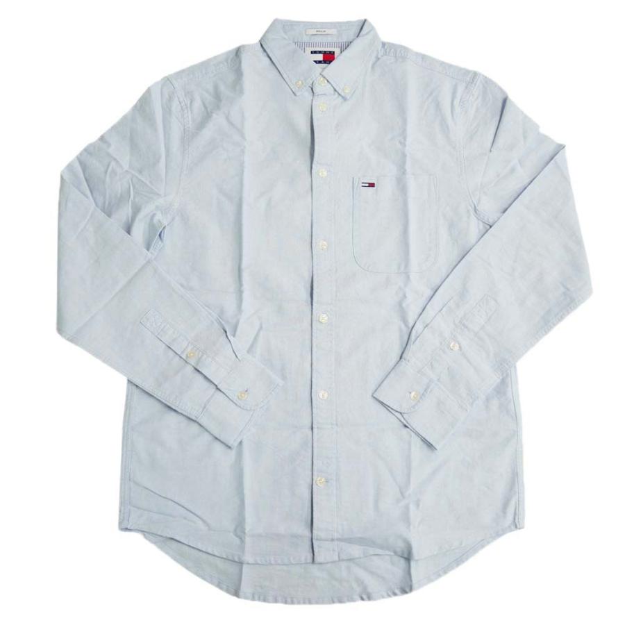 TOMMY JEANS トミージーンズ メンズカジュアルシャツ DM18335 ブルー /2024春夏新作 :TM24SS330:TRE ...