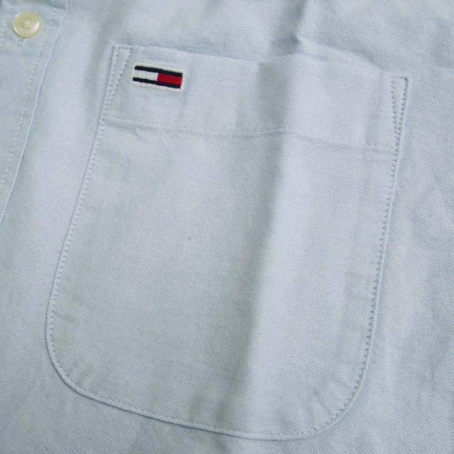 TOMMY JEANS トミージーンズ メンズカジュアルシャツ DM18335 ブルー /2024春夏新作 :TM24SS330:TRE ...