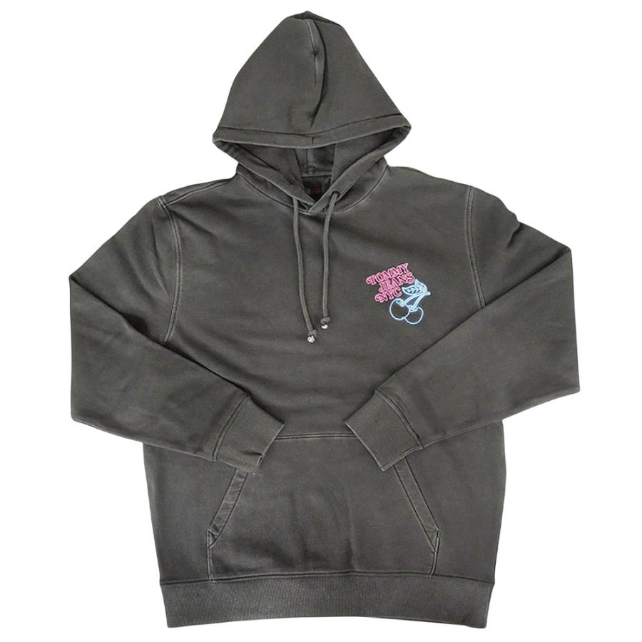 2025 秋冬新作！  JEANS トミージーンズ パーカー メンズ プルオーバー DM21798 グレー HILFIGER DENIM TOMMY JEANS トミージーンズ メンズプルオーバー