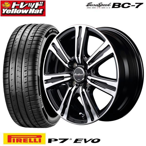 PIRELLI（ピレリ） ミラ ムーヴ N-BOX ワゴンR トコット タント マルカ EUROSPEED BC7 4.5J-15 +45 ...