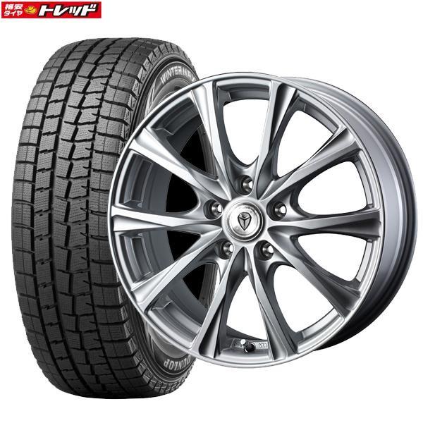 DUNLOP（ダンロップ） 【送料無料】新品冬タイヤ 4本セット Weds JOKER MAJIC 7J-17 +48 5H 114.3 ...
