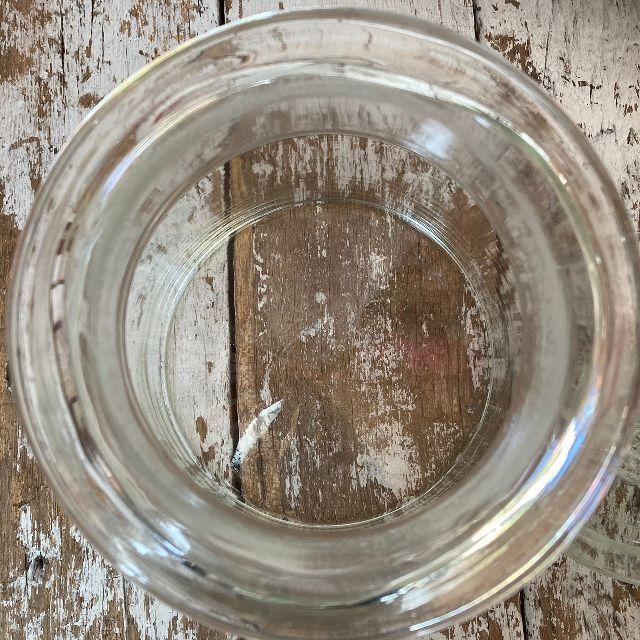 ヴィンテージ ガラス瓶 古硝子 ボトル 保存容器 花瓶 フラワーベース 花器 気泡 古道具 ビンテージ レトロ アンティーク ブロカント ...