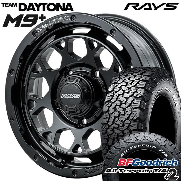 ジムニーシエラ専用 ホイールセット 215/70R16インチ 5H139 RAYS レイズ チームデイトナ M9+ BOJ BF グッドリッチ オールテレーン T/A KO2 : dm9p ...