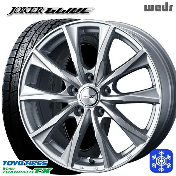 235/60R18インチ TOYO トーヨー ウィンター トランパス TX 5H114.3 スタッドレスタイヤホイール4本セット Weds ウェッズ ジョーカー グライド : wjgl ...