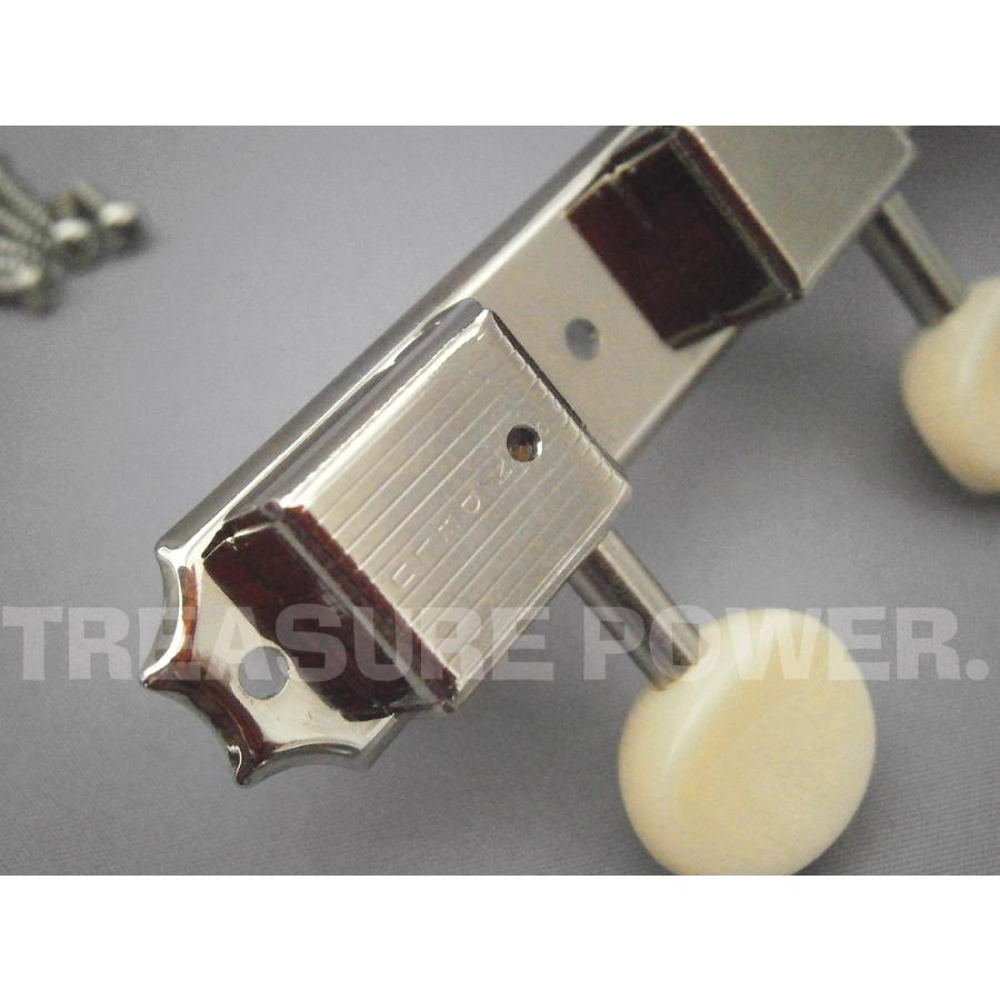 Kluson Deluxe 3連ギターペグ 1列刻印 3Per Plate PB/Nickel クルーソン デラックス : TREASURE POWER. - 通販 - Yahoo!ショッピング