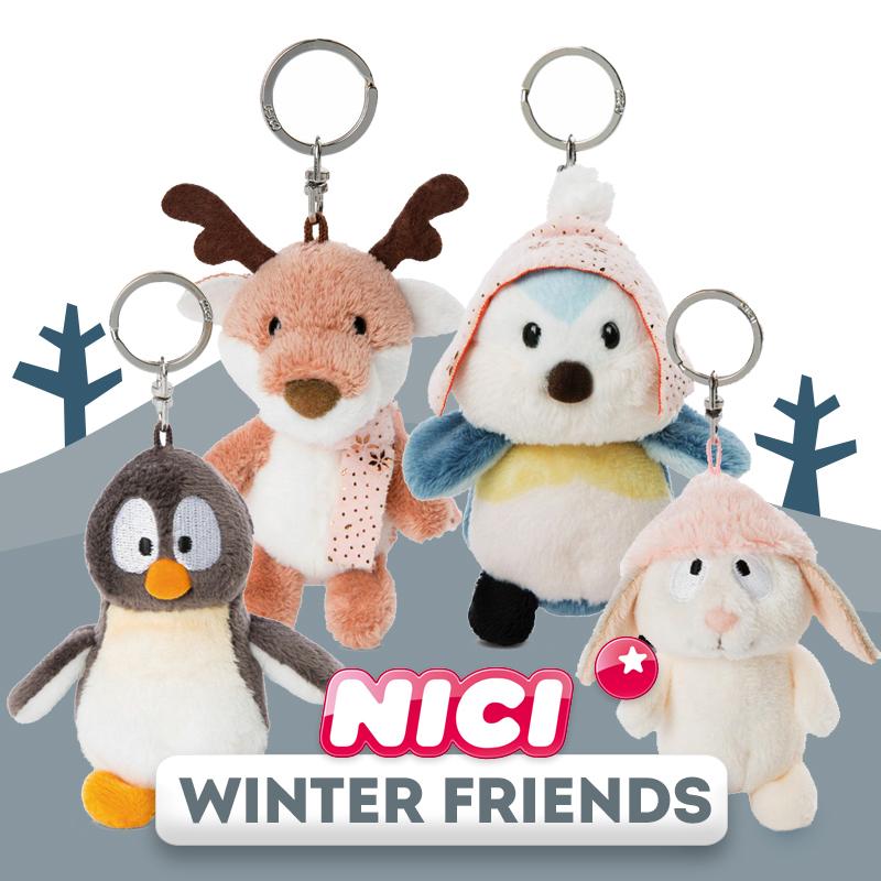 NICI（ニキ）キーリング ウィンター フレンズ / Key Ring Winter Friends 2022（アニマル/動物/かわいい/キー ...