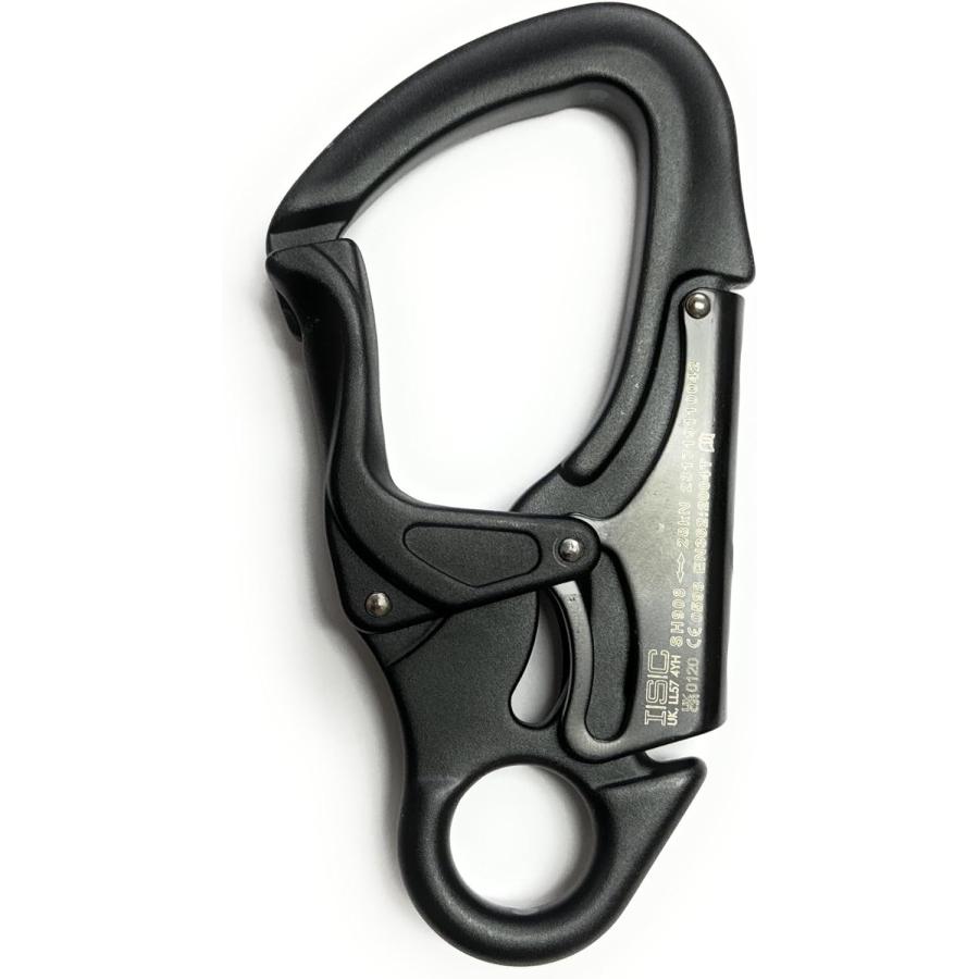 ISC ダブルアクション スナップフック カラビナ ツリーケア (ブラック) : 64-6yla-rqzi : TREE GEAR Yahoo!ショップ - 通販 - Yahoo!ショッピング