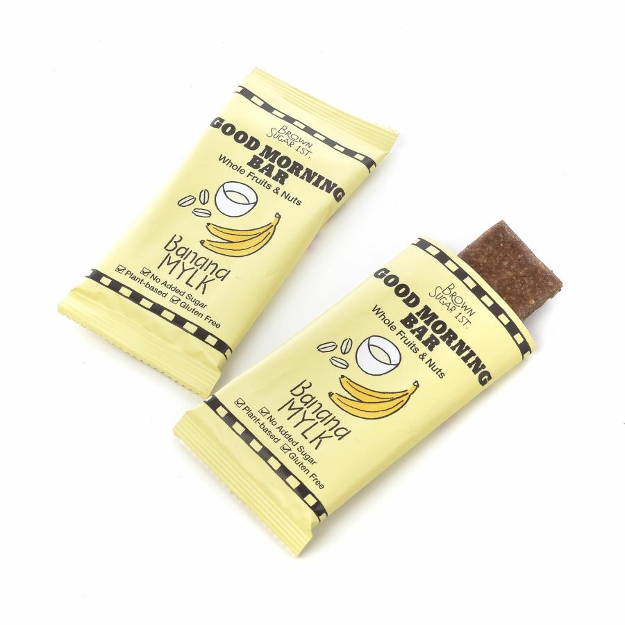 ブラウンシュガー1ST フルーツ＆ナッツバー GOOD MORNING BAR〜BananaMYLK 〜 : Organic Garden ...