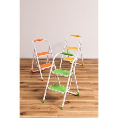 踏み台 脚立 2段 おしゃれ 折りたたみ 手すり ステップ台 コンパクト 子供 安い 人気 グリーン : treim - 通販 - Yahoo!ショッピング