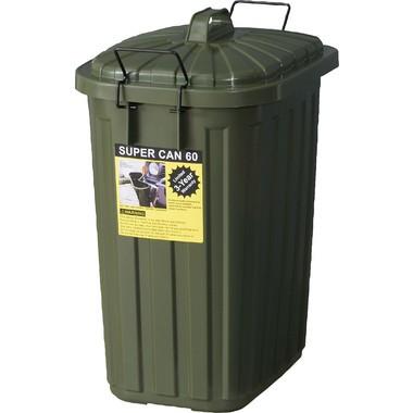 屋外使用に最適 驚きの復元力を持つ60L ポリバケツ グリーン : treim - 通販 - Yahoo!ショッピング