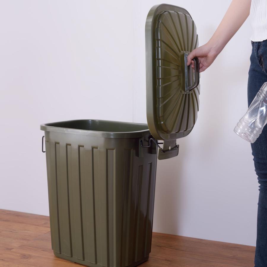 屋外使用に最適 驚きの復元力を持つ60L ポリバケツ グリーン : treim - 通販 - Yahoo!ショッピング