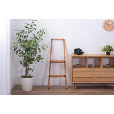 脚立 踏み台 2段 アルミ 軽量 おしゃれ 折りたたみ はしご 梯子 ステップ台 ハンドル付き コンパクト 木目調 安い 人気 : treim - 通販 - Yahoo!ショッピング