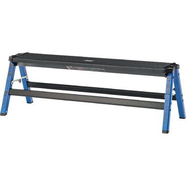 脚立 アルミ おしゃれ 踏み台 2段 ステップ 折りたたみ式 アウトドア 掃除 アメリカン スツール ベンチ ブルー : treim - 通販 - Yahoo!ショッピング