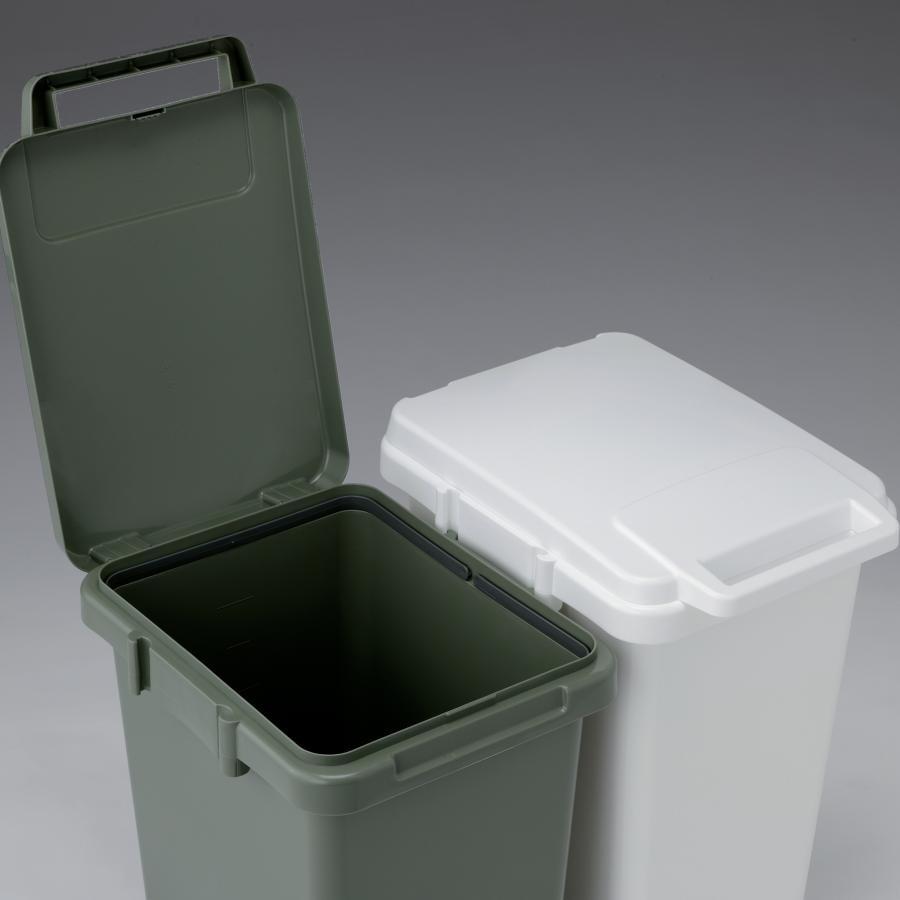 ゴミ箱 おしゃれ キッチン 45リットル 屋外 分別 フタ付き グリーン : rsd-282gr : treim - 通販 - Yahoo!ショッピング
