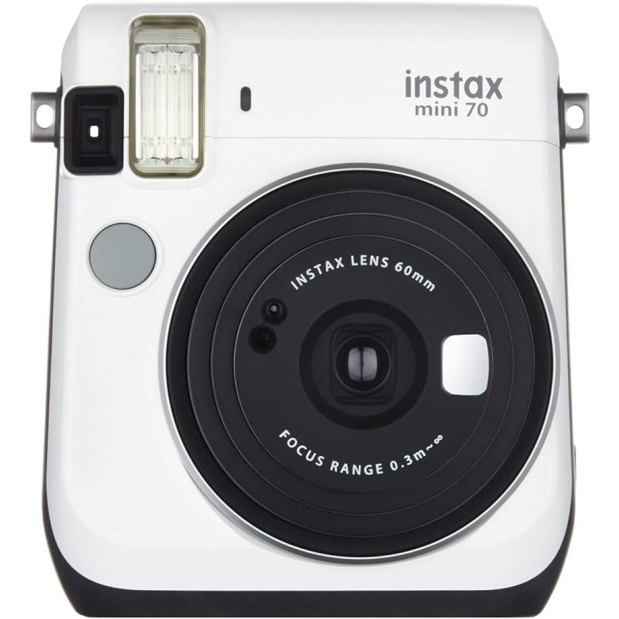 富士フイルム Xシステム FUJIFILM インスタントカメラ チェキ instax mini 70 ホワイト INS MINI 70N ...