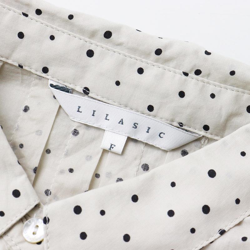 【期間限定価格】ナチュラン リラシク LILASIC コットンドットチュニック F/ロング 半袖 シャツ ブラウス スタンドカラー 水玉【2400014114249】 : ブランド古着 買取 ...