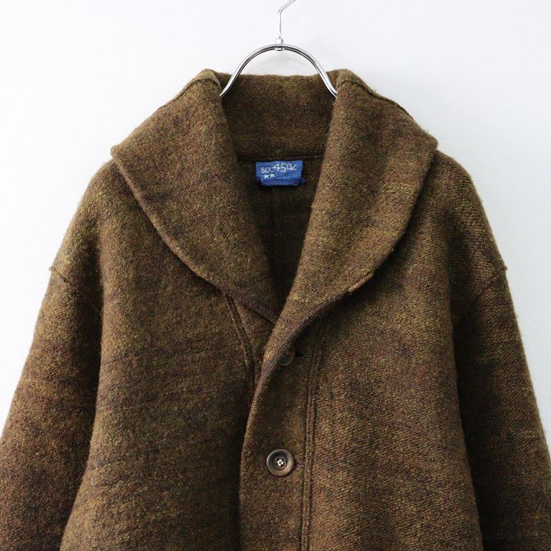 定価8.2万 フォーティーファイブアール 45R 45rpm 千歳縮絨ニットの908ダッフルオール 2/ブラウン アウター フロート 【2400014170993 ...