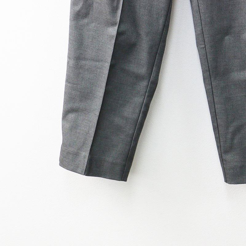 未使用 ラソエヌサーティスリー Lazo_N33°イージーテーパードパンツ L/チャコールグレー ウール混 ゴム センタープレス【2400014176070】 : 2400014176070 ...