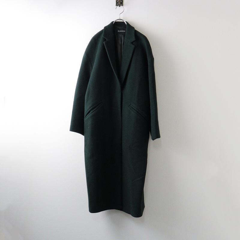 美品 ブレンヘイム BLENHEIM DROP SHOULDER CHESTERFIELD COAT ウールカシミヤ混チェスターフィールド ...
