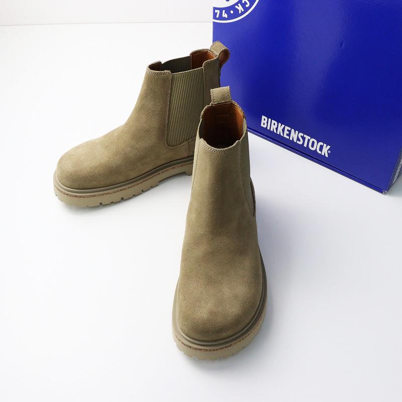 BIRKENSTOCK 未使用 24AW FRAMeWORK ビルケンシュトック HIGHWOOD SLIP ON MID サイドゴアミッドブーツ 37/ベージュ【2400014295719 ...