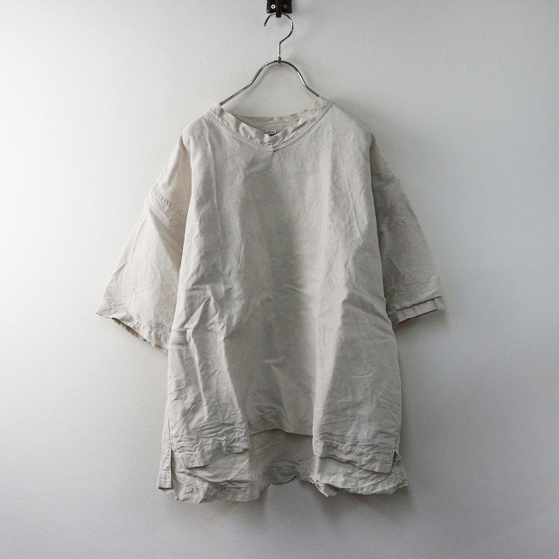 45R 45rpm フォーティファイブアール リネンの908VネックTシャツ 2