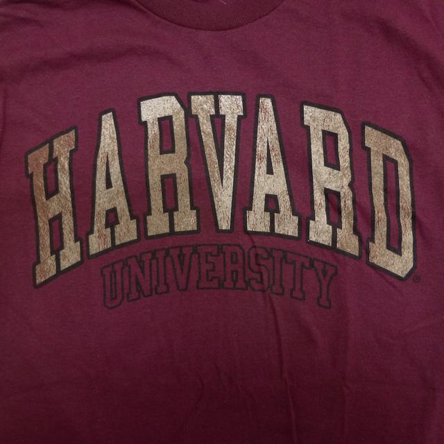 HARVARD US限定 Harvard University Foiled Arch Tee ハーバード大学 カレッジデザイン Tシャツ 半袖 カットソー Maroon【ゆうパケット対応 ...