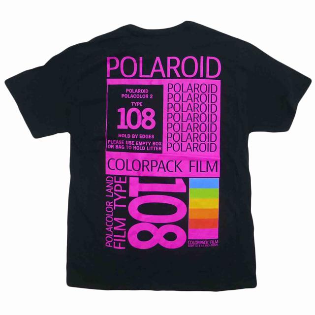 Polaroid 海外正規ライセンス Polacolor 2 Type 108 Tee US限定 ポラロイド インスタントカメラ クラシック ...