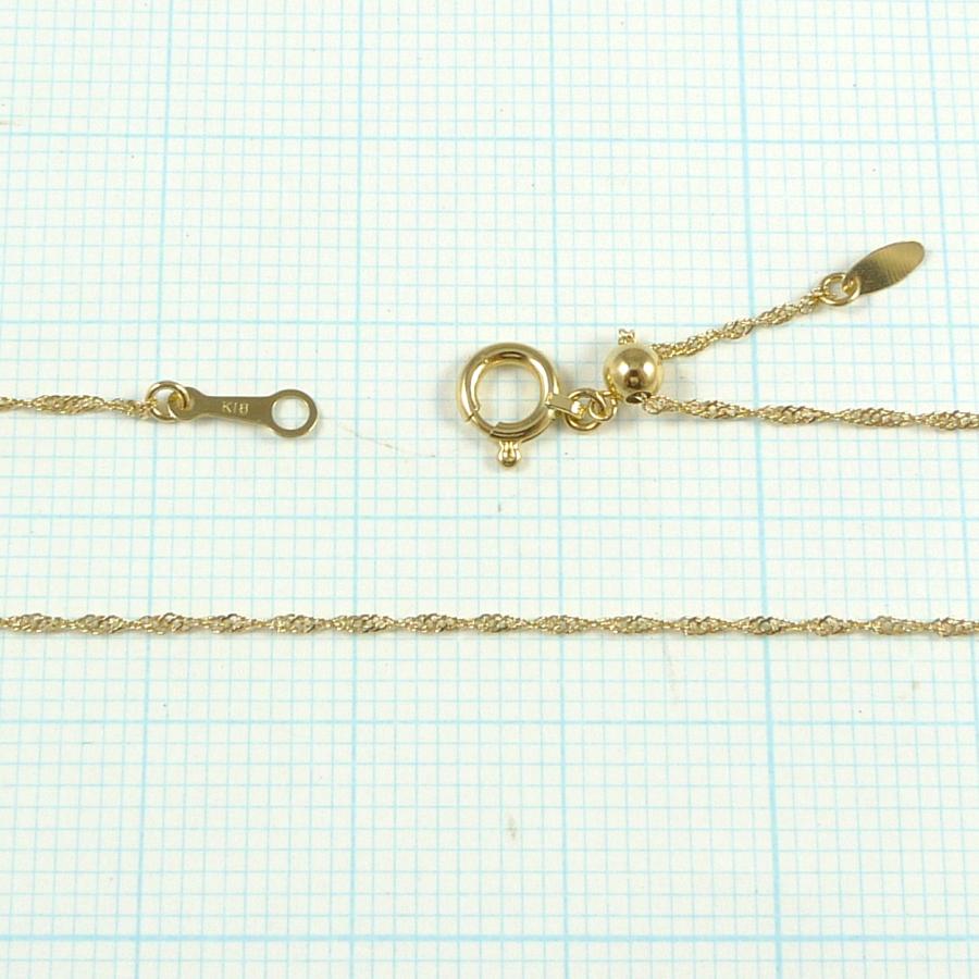 TRIDEA JEWELRY 18金 スクリュー ネックレス チェーン 幅0.9mm 45cm 0.9g スライド レディース プレゼント ギフト : トライディア ヤフー店 - 通販 ...