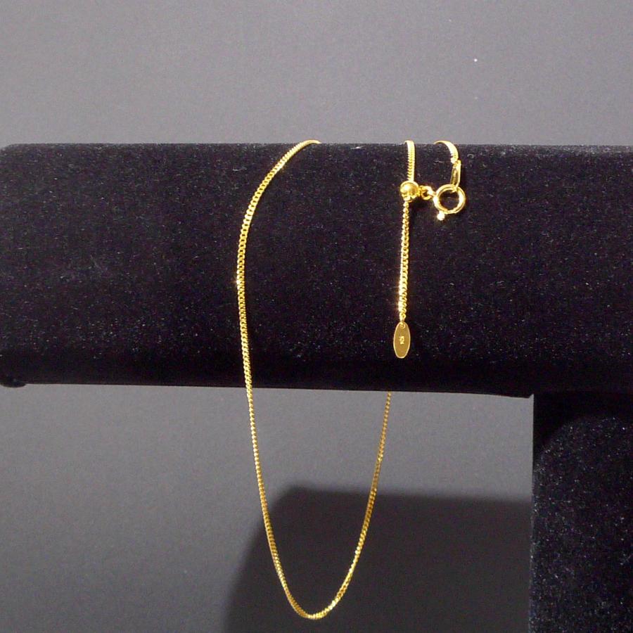 TRIDEA JEWELRY 純金 2面 喜平 ネックレス 24金 チェーン 幅1.2mm 45cm 3.6g スライド プレゼント レディース K24 : トライディア ヤフー店 - 通販 ...