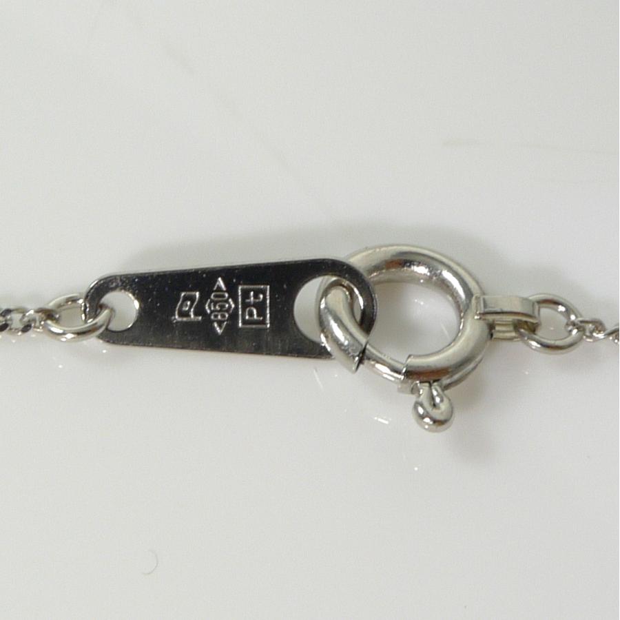 TRIDEA JEWELRY プラチナ 喜平 ネックレス 1.8g 50cm 2面 幅0.8mm Pt850 喜平ネックレス 日本製 造幣局検定 チェーン メンズ レディース 引輪 白金 pt ...